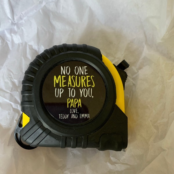 Personalized Tape Measure, Personalized Gift for Father's Day, Father's ...