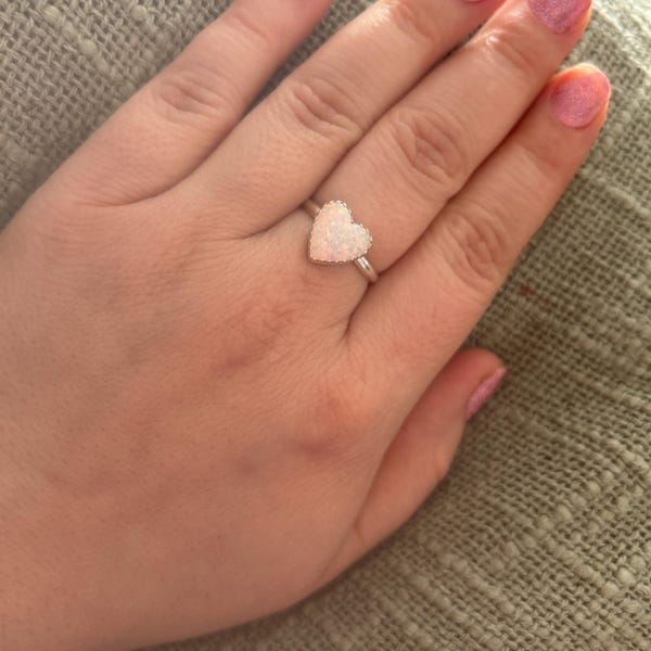 Oval Pink Conch Shell Ring/sterling Silver Queen Conch Shell Ring/conch ...