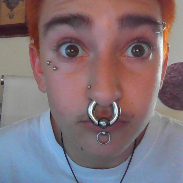 Titanium Surface Piercing, Dermal Piercing Implant Internally Threading ...