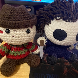 Tiny Slashers II.2 Amigurumi PDF Crochet Doll Pattern Horror Movie ...