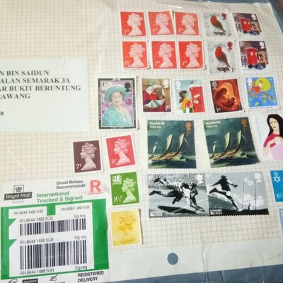 GB Stamp Collection of 10,000 Vintage Stamps off Paper. - Etsy