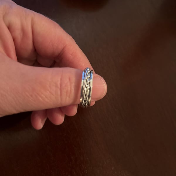 Anxiety Ring, Fidget Ring, 925 Sterling Silver Ring, Fidget Ring Women ...