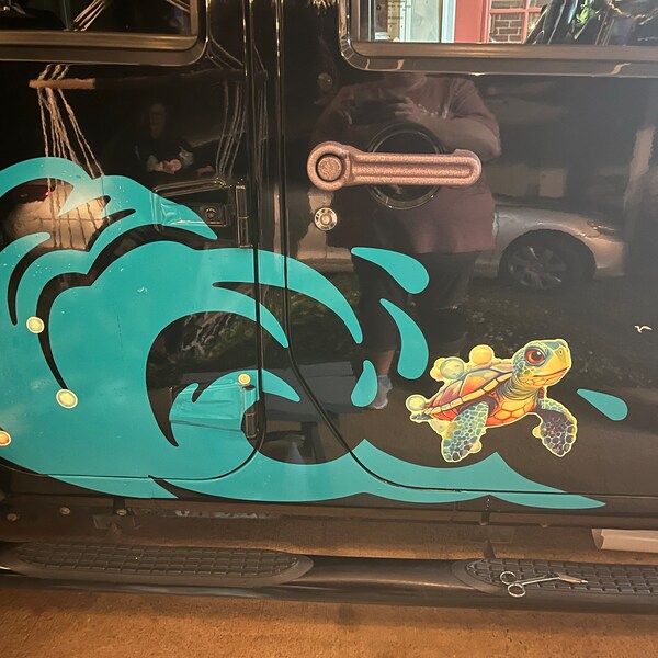 Tidal Wave Panel Vinyl Graphic Kit | Fits Jeep Wrangler JLU 4-door 2018 ...