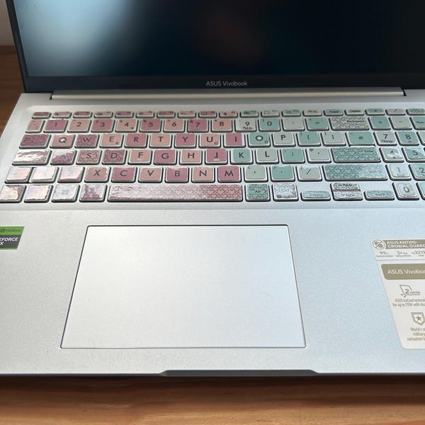 Keyboard Printable Stickers, Window Laptop Decal Clipart, Pack of 4 ...