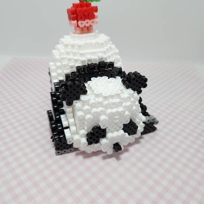 Instant Download Cute Panda 3D Perler Bead Pattern 7 Pieces Kit - Etsy