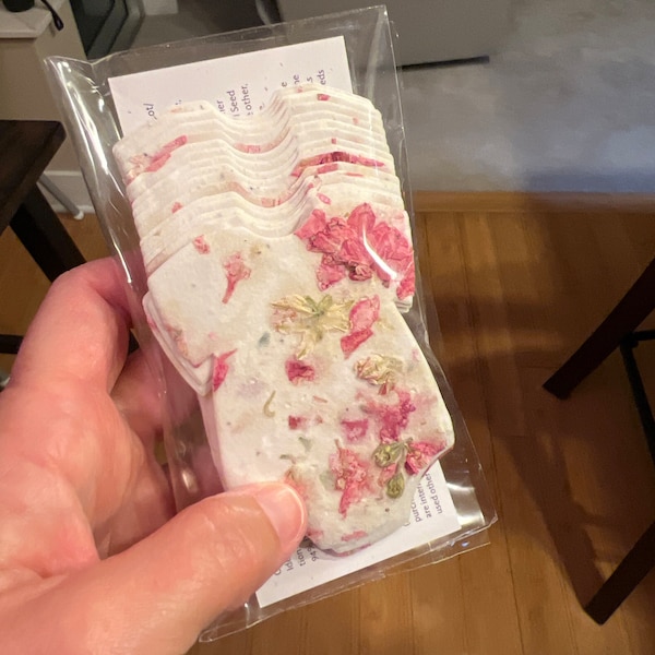 Infant Bodysuit Shape Wildflower Seed Paper - 3" X 2" - Set of 24 - for ...