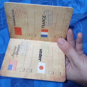 PRINTABLE PDF Drinking and Eating Around the World Showcase Passport - Etsy