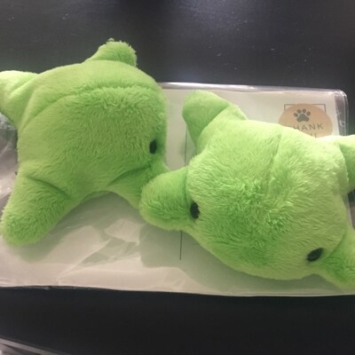 Baby Bean Frog. Cute Soft Fluffy Frog Filled With Plastic Pellets ...