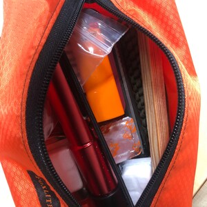 Small 300d Ripstop Nylon Box Pouch Blaze Orange - Etsy