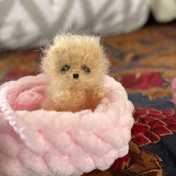 Tiny Pomeranian Miniature Animal Plush 32mm 1,2 Inch Small Toy ...