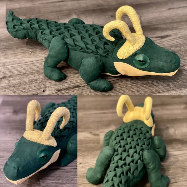 Grinning Gator PDF Sewing Pattern/ Loki Alligator Croki Free Add On ...