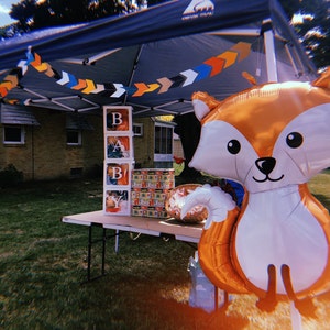 Woodland Fox Balloons Woodland Party Decor Fox Party | Etsy