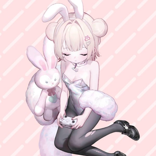 Rabbit/premade Vtuber Model/fully Rigged 15+exp - Etsy