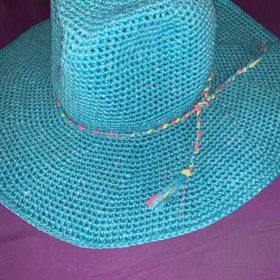 Crochet Pattern / Fedora Crochet Hat / Sun Hat / Stiff Brim / - Etsy Canada