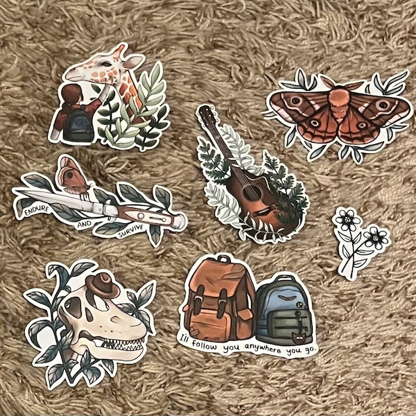 The Last of Us Sticker | Hatosaur Sticker | TLOU Sticker | Endure and ...