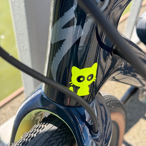 Cats Bike Frame Vinyl Decal - Road, MTB, E-bike Sticker - Etsy