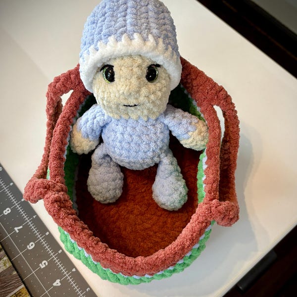 Tiny Halloween Monsters Crochet Pattern Bundle: Bat, Ghost & Frankie ...