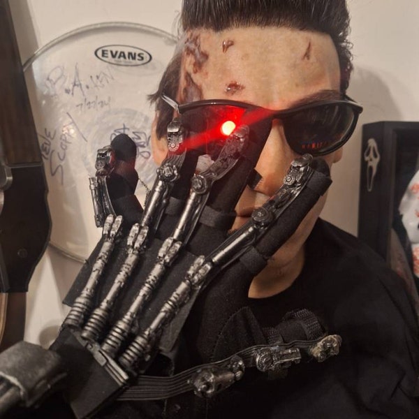 LED Strobing Lights Cosplay Cyberpunk Cyborg Costume Arm. - Etsy