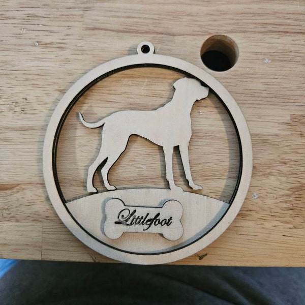 40 Custom Dog Ornament Svg Laser Cutting Files V2 - Custom Pet Ornament ...