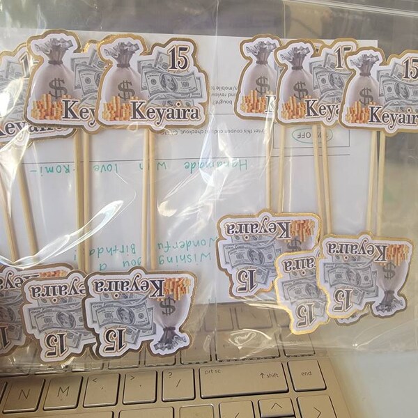 3D handmade Beer Cake Topper and 2pcs Mini Topper / Cupcake Topper ...