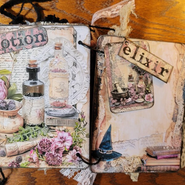 Vintage Witch Junk Journal Kit, Digital Download, Witchy Ephemera ...
