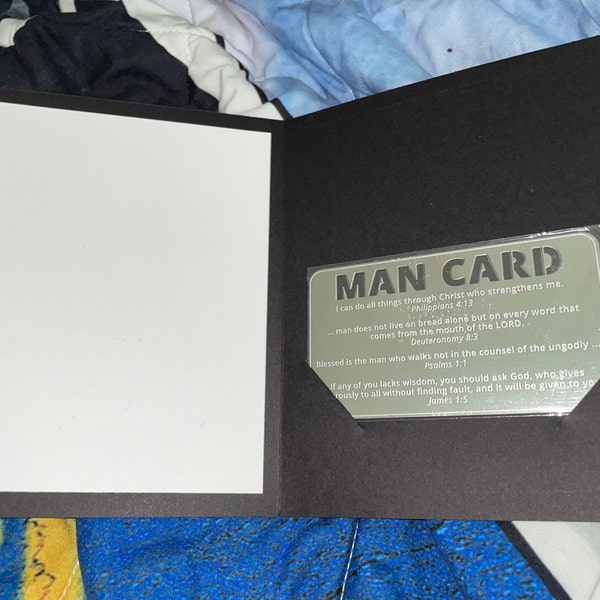 Man Card - Individual Card - Etsy