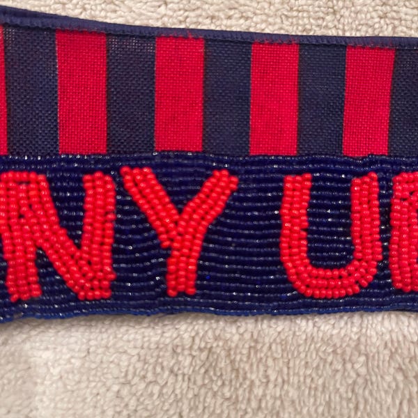 Custom Beaded Straps, Gameday Beaded Straps, Gameday Straps, Stadium ...