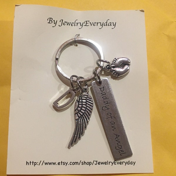 Baby Angel Keychain, Mommy's Keychain, Daddy's Keychain, Father's ...