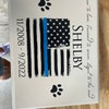 Police Memorial Stone for Home to Garden. 6x9 or 9x12 Tumbled Concrete ...
