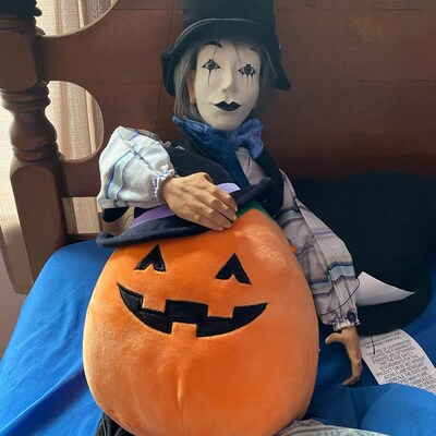 Marionette Mime Marioneta Puppet Ooak Artdoll Títere - Etsy