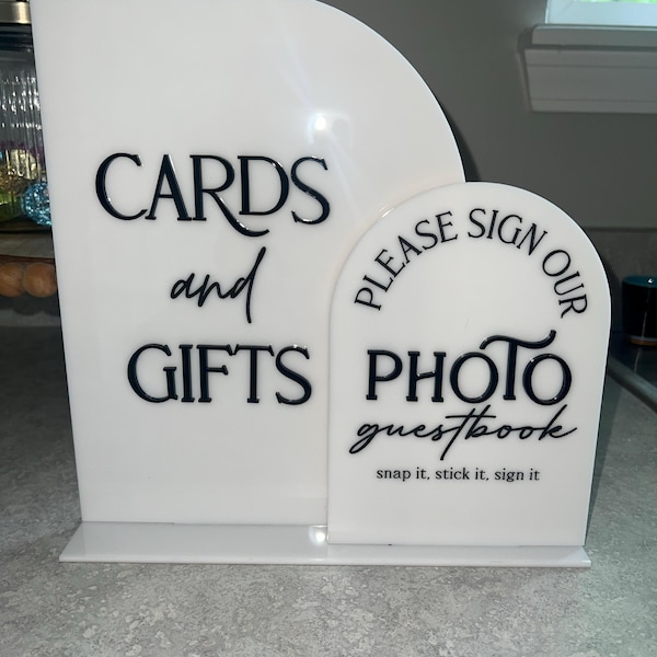 Blank Acrylic Sign, DIY Wedding Signs, Blank Arch Signs for DIY, Bases ...