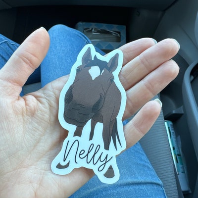 Customizable Animation Horse Sticker Personal Decal Cartoon Horse Gift ...