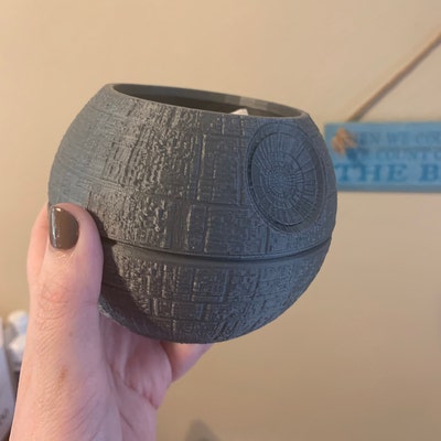 Death Star Planter Bowl Pot - Etsy