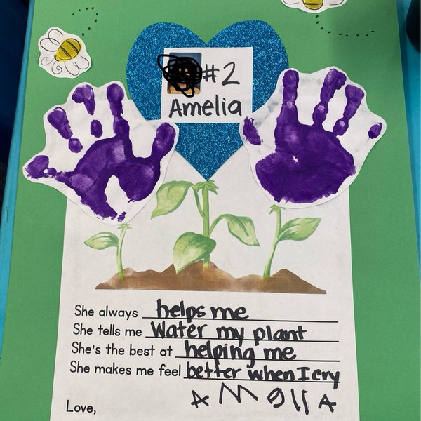 Mother's Day Garden Printable | Kids' Handprint Keepsake | Teacher and ...