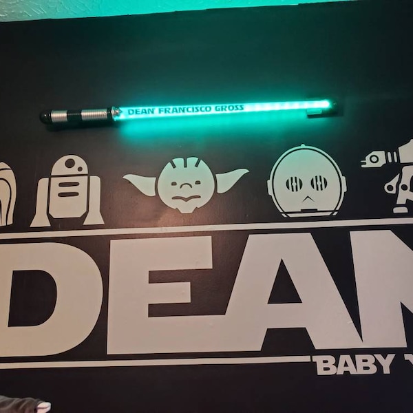 Personalized Light up Space Saber - Etsy