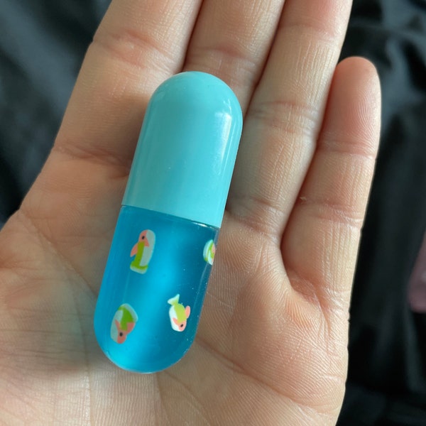 Bluefish Pill Lipgloss - Etsy