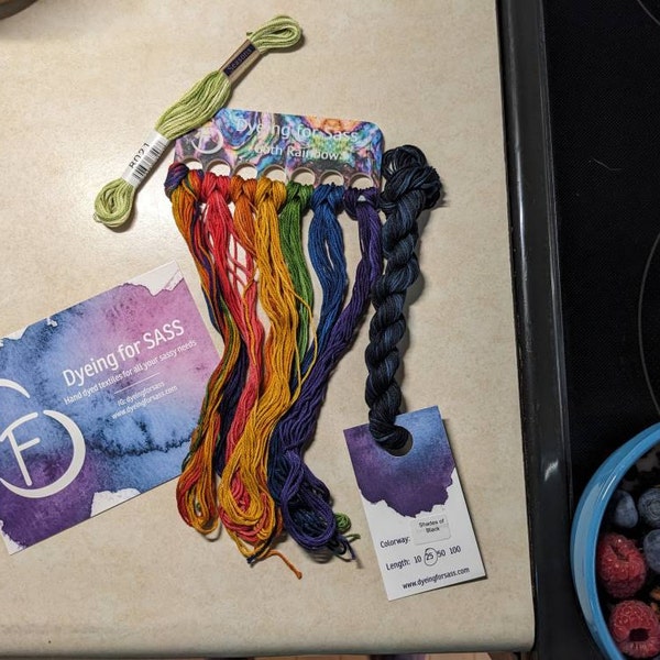 Set of 10 Acrylic Embroidery Floss Bobbin - Etsy