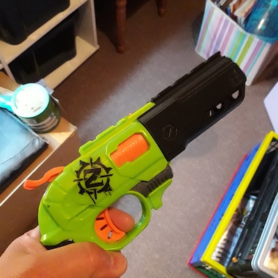 SSWI Modded Nerf Doublestrike MAGNUM Tactical Barrel Double Strike Mods ...