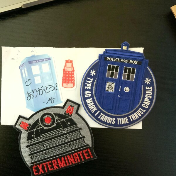 Doctor Who TARDIS Embroidered Patch - Etsy