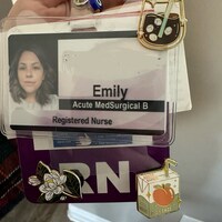 FLACC Pain Scale Horizontal Badge Card Accessory for Nurse Paramedic ...