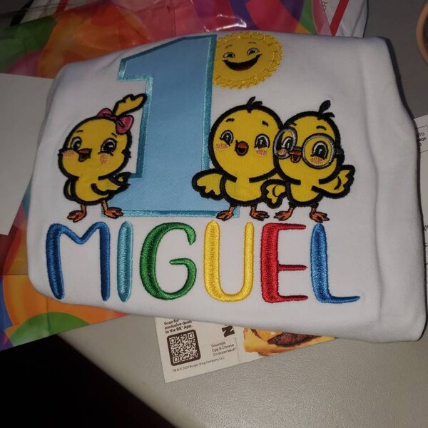 Chic Birthday Girl Shirt, Embroidered Kiki Shirt, Inspired Canticos ...