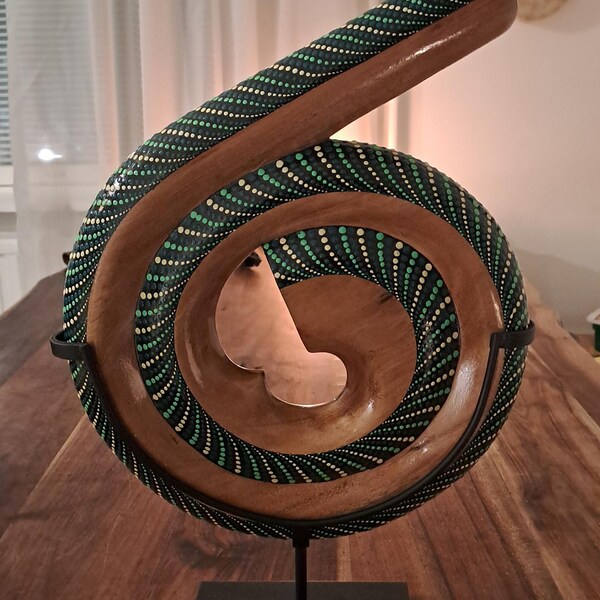 Spiral Didgeridoo Instrument , Travel Didgeridoo Small Digeridoo Didge ...