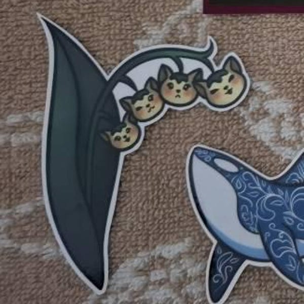 Koi Fish Keychain Sticker Bundle, Acrylic Keychain, Animals, Fish ...