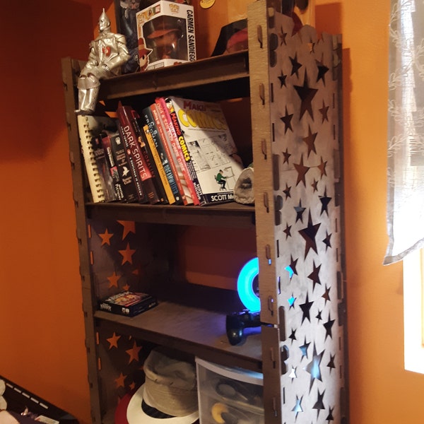 Wooden Shelves Bookshelves Bookcase Shelving Unit Bookshelf "solar ...