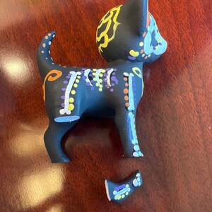 Original Sugar Skull Bunny Figurine Hand Painted 3D Printed - Etsy