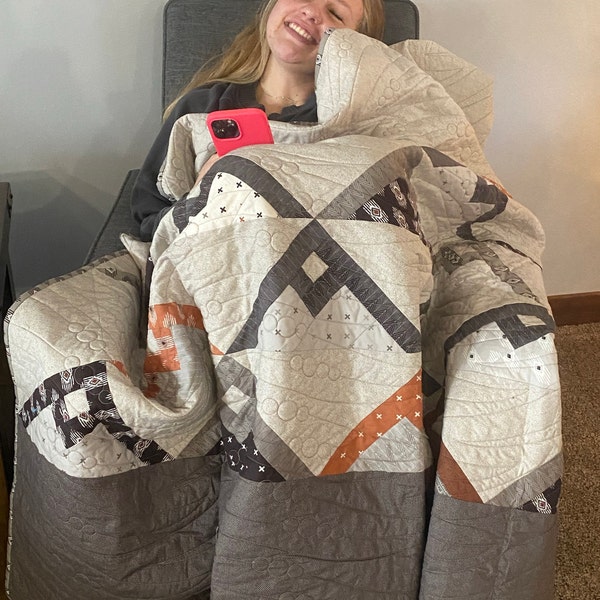 Bright Floral Quilt-large Throw Quilt- Multiple Colors - Etsy