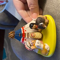 Maltese A Nativity Scene Handmade in Clay 1 Block 3.8x2.2x2.9 High ...
