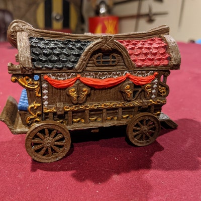 Dnd Gypsy Wagon Merchant Wagon Traveler Caravan Cart Gypsies Tabletop ...