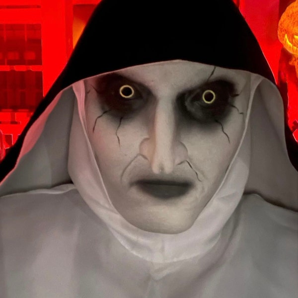 Demon Nun Mask inspired by Valak - Etsy