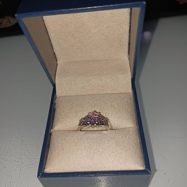 Byleth's Ring Natural Amythest and Pink Sapphire Fire Emblem Three ...